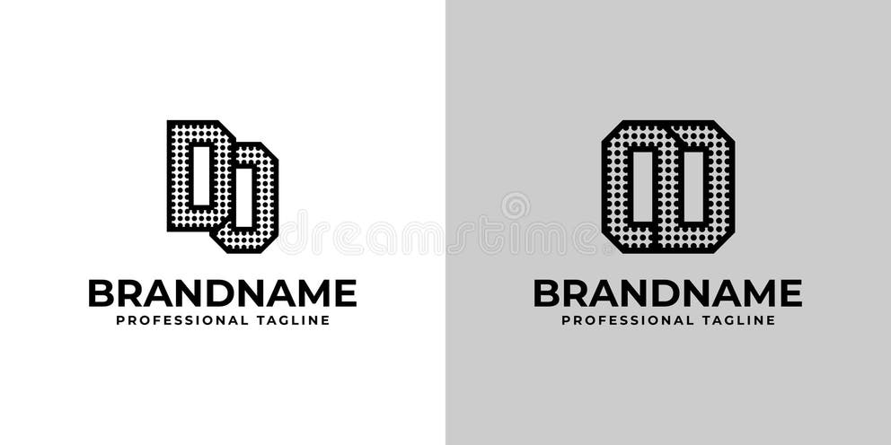 Letters DO and OD Dot Monogram Logo, Suitable for Business with DO or ...
