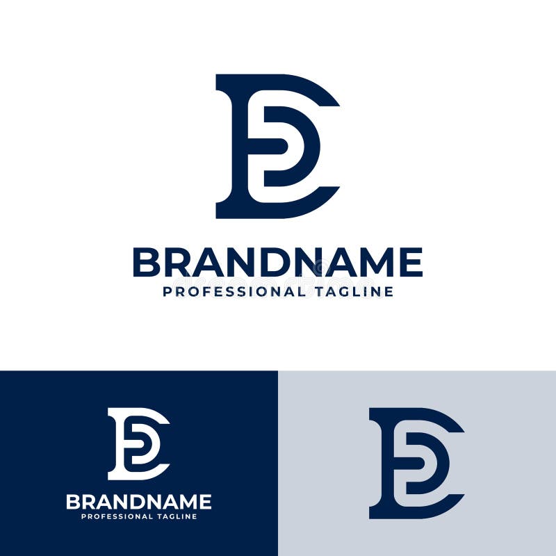 Letters ED Monogram Logo, Suitable for Any Business with ED or DE ...