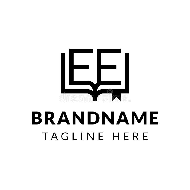 Letters EE Book Logo, Suitable for Business Related To Book with EE ...