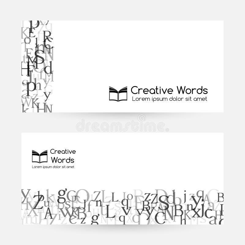 English Lessons Lettering Card. Typographic Stock Vector - Illustration ...