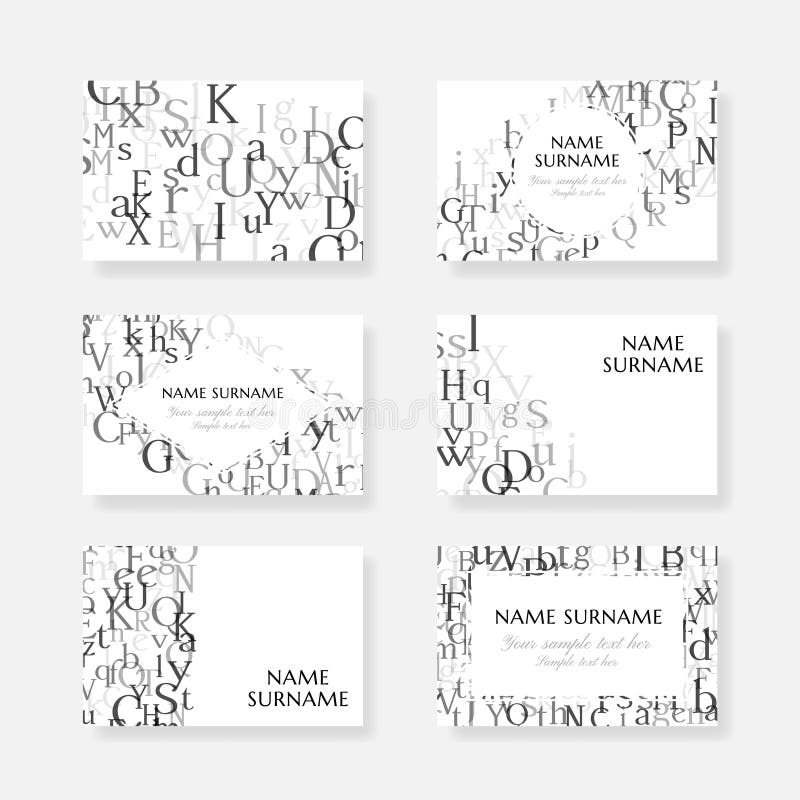 English Lessons Lettering Card. Typographic Stock Vector - Illustration ...