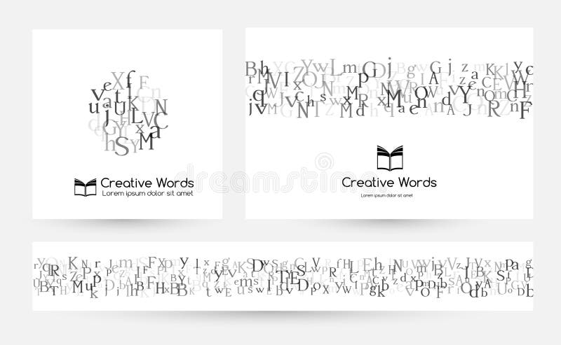 English Lessons Lettering Card. Typographic Stock Vector - Illustration ...