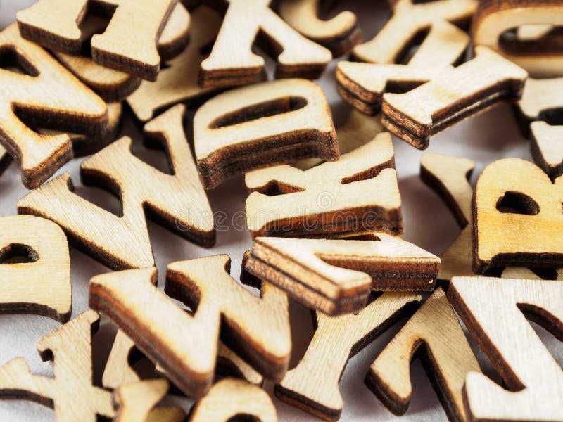 The Letters of the English Alphabet, Made in Bright Colors, Symbolize ...