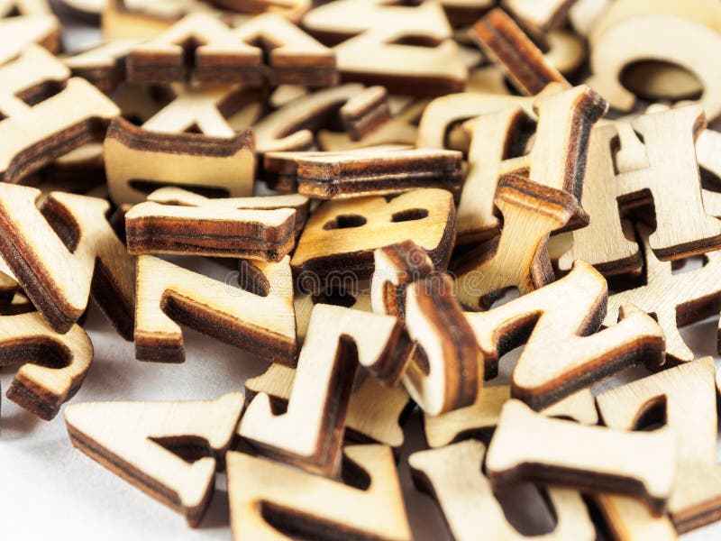 The Letters of the English Alphabet, Made in Bright Colors, Symbolize ...