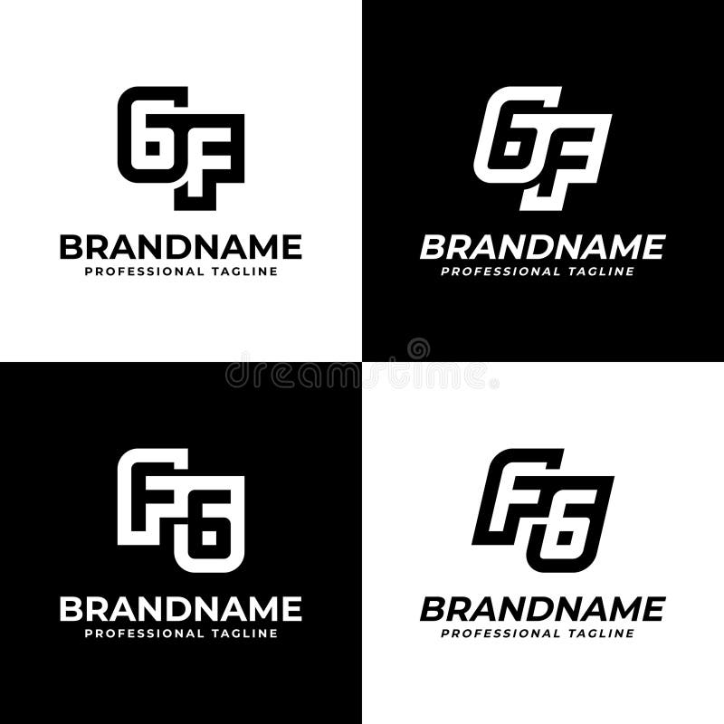 Letters GF and FG Monogram Logo, Suitable for Any Business with GF or ...
