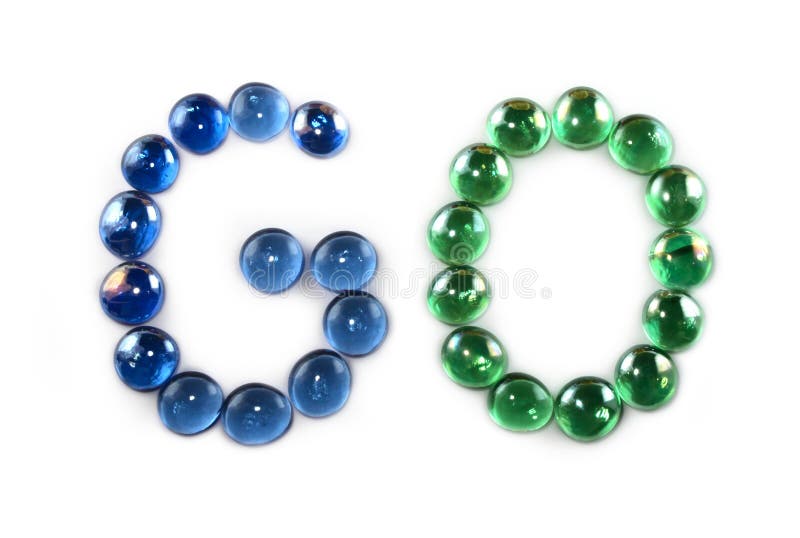Letters Go from a Glass Stones Stock Photo - Image of isolated, isolate ...