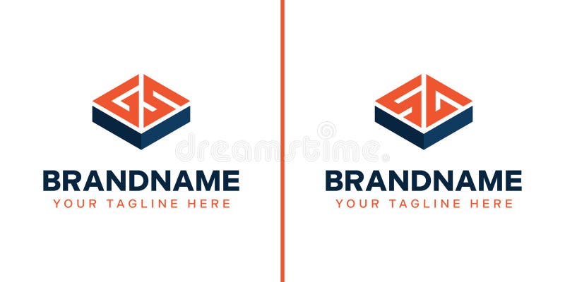Letters GS and SG Box Logo, Symbolizing Strength, Stability, and ...