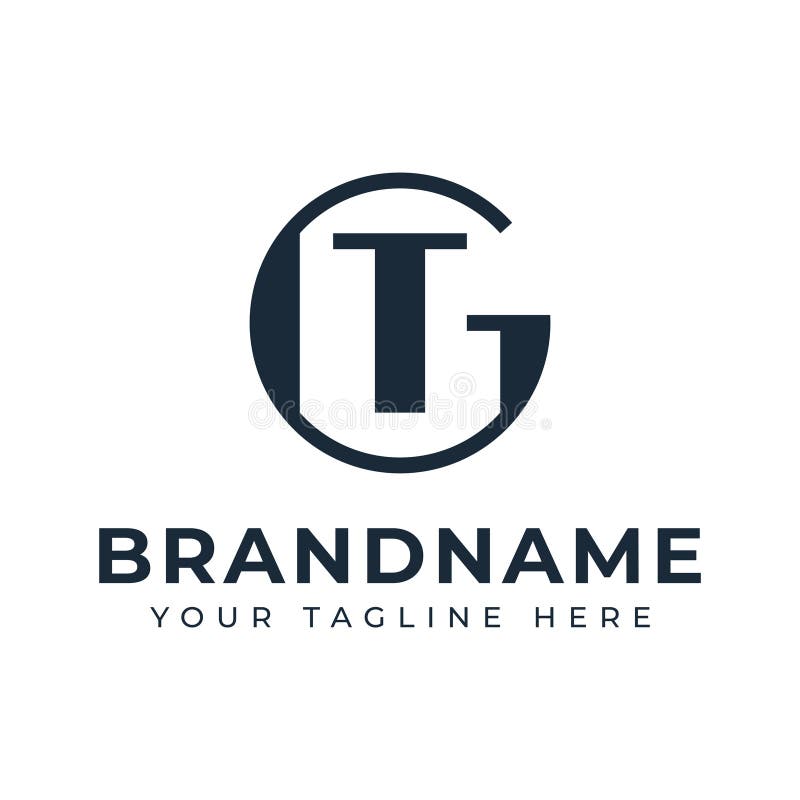 Letters GT Monogram Logo, Suitable for Any Brand with TG or GT Initials ...