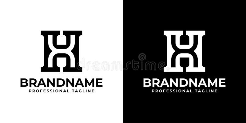 Letters HX Monogram Logo, Suitable for Any Business with HX or XH ...