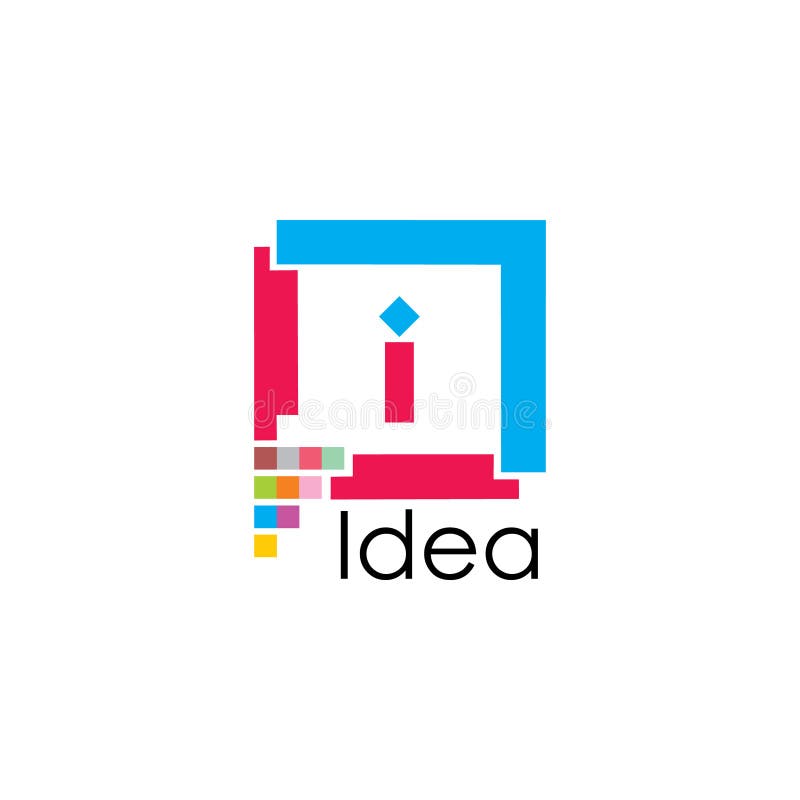 Letters I Talk Think Idea Design Logo Vector Stock Vector ...