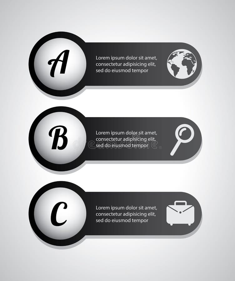 Infographics black stock vector. Illustration of report - 31091524