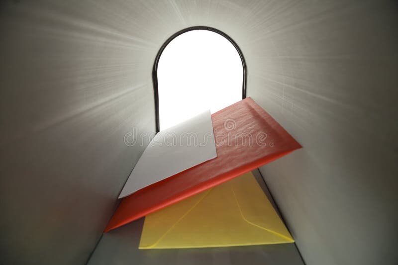 Letters Inside Mailbox stock image. Image of inside, collection - 64997783