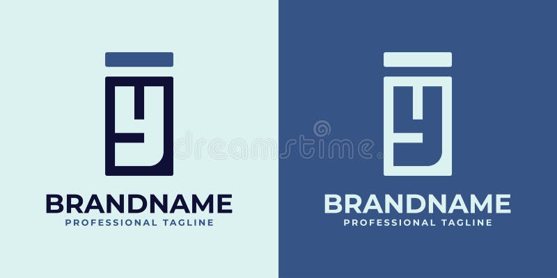 Letters IY Monogram Logo, Suitable for Any Business with YI or IY ...