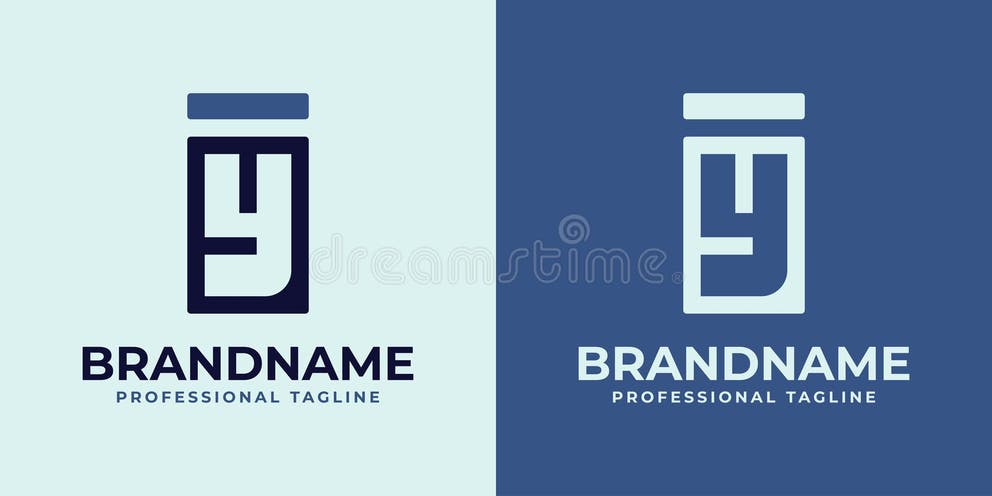 Letters IY Monogram Logo, Suitable for Any Business with YI or IY ...