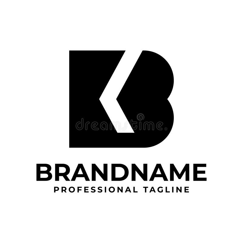 Letters KB Monogram Logo, Suitable for Any Business with KB or BK ...