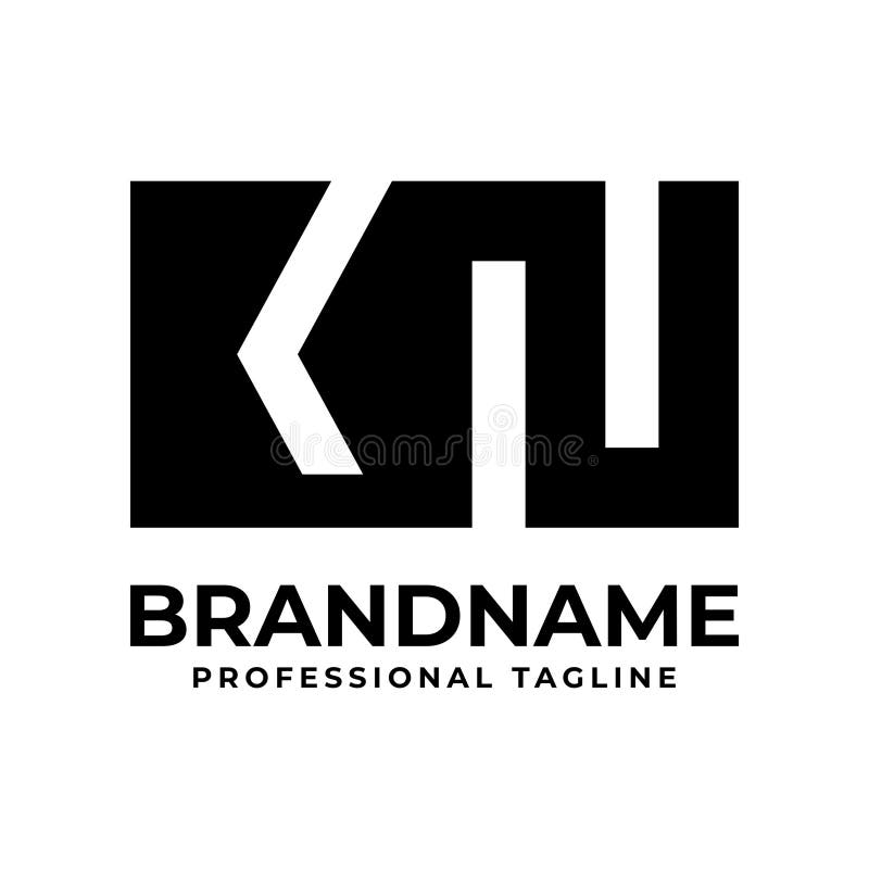 Letters KN Monogram Logo, Suitable for Any Business with KN or NK ...