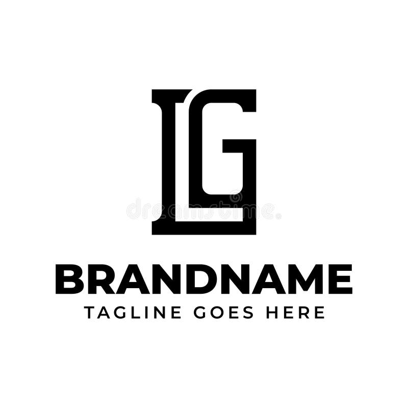 Letters LG Monogram Logo, Suitable for Any Brand with LG or GL Initials ...