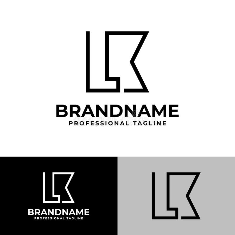 Letters LK and KL Monogram Logo, Made in Monoline for LK or KL Initials ...