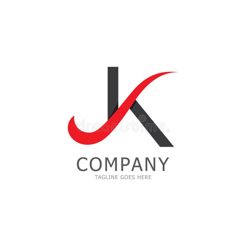 Letters Logo Jk Kj J and K Icon Vector Stock Vector - Illustration of ...