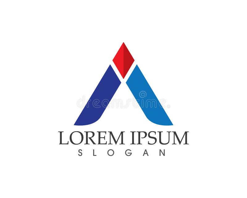 A Letters Logo and Symbols Vector Template Stock Vector - Illustration ...