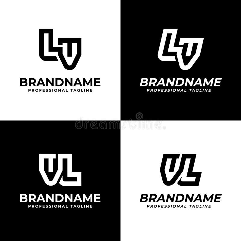 Letters LV and VL Monogram Logo, Suitable for Any Business with LV or ...