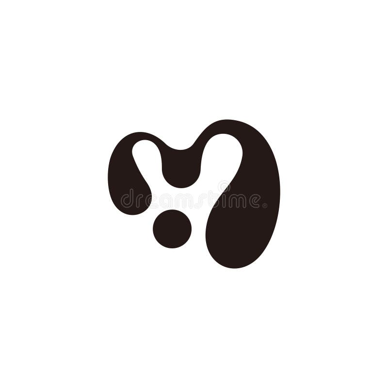 Letters M Liquid Oil Curves Flow Logo Vector Stock Vector ...