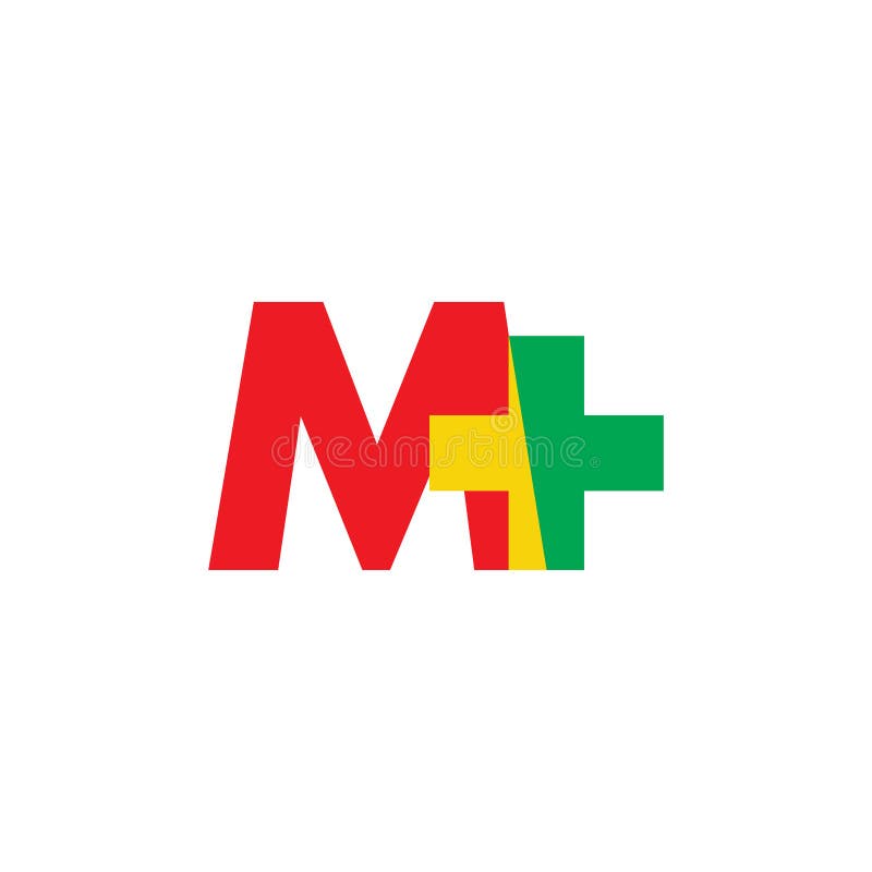 M Plus Logo Stock Illustrations – 100 M Plus Logo Stock Illustrations ...