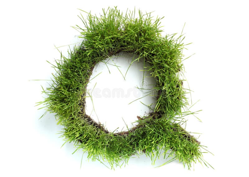 Letters made of grass stock image. Image of fresh, nature - 9048737