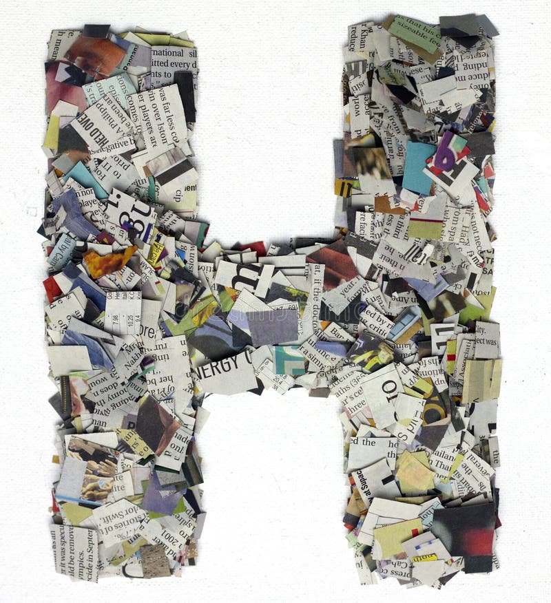 Newspaper Letters H Stock Photos - Free & Royalty-Free Stock Photos ...