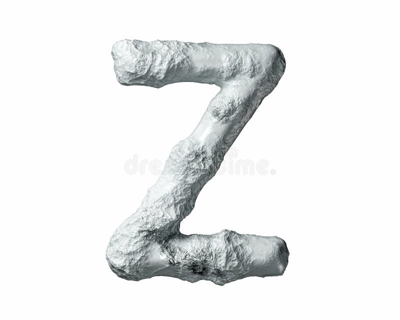 Letters Made of Rock and Clay Stock Illustration - Illustration of clay ...