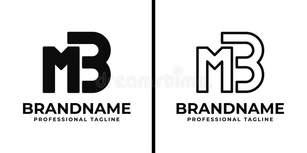Bm Monogram Logo Stock Illustrations – 1,248 Bm Monogram Logo Stock ...