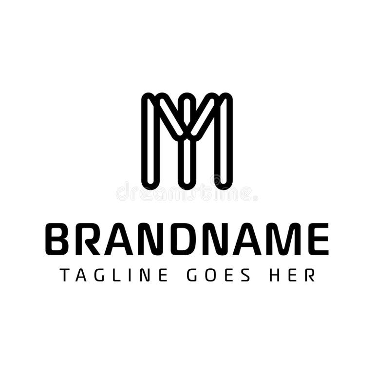 Letters MI Monogram Logo, for Business with MI or IM Initials Stock ...