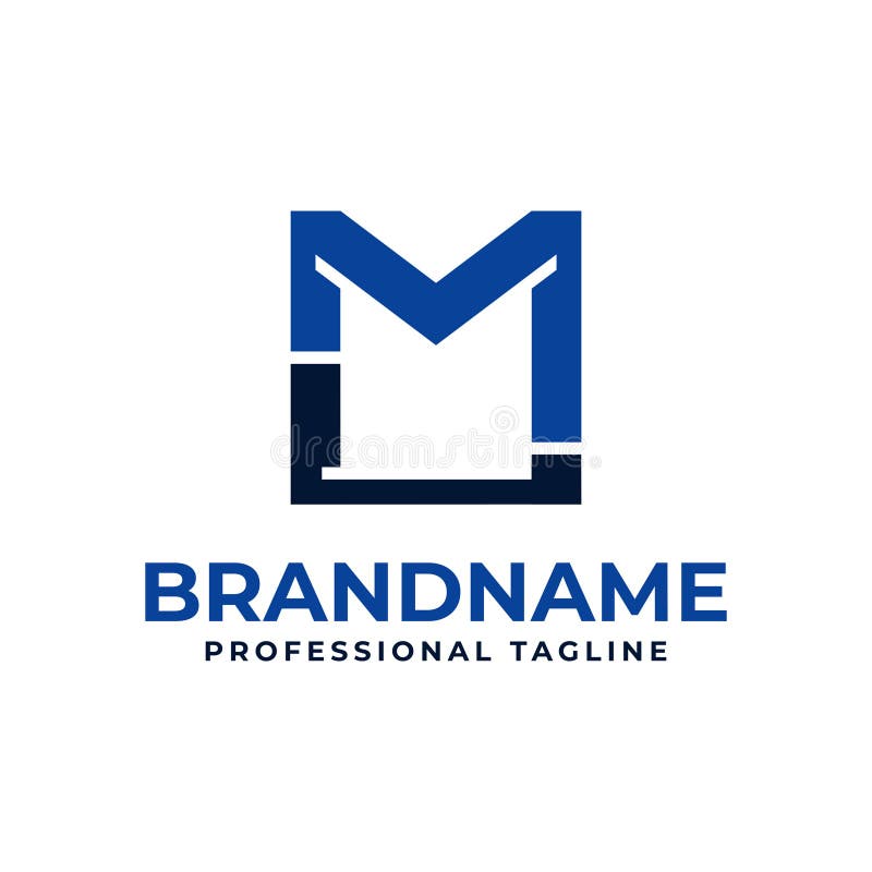 Letters ML Monogram Logo, for Any Business with ML LM Initials Stock ...