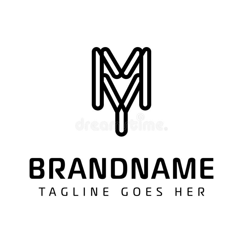 Letters MY Monogram Logo, for Business with MY and YM Initials Stock ...