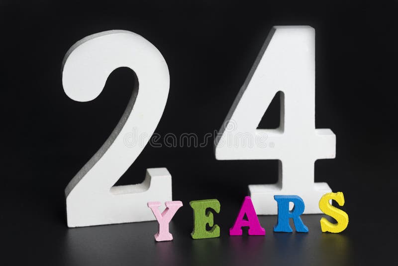 Numbers Twenty Twenty New Year Are Located On A Background Of Bright ...