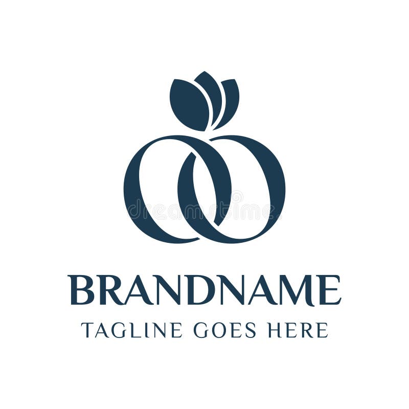 Letters OO Beauty Logo, Symbolizing Sophistication, Style, and Timeless ...