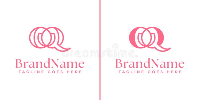 Letters OQ Flower Monogram Logo, Suitable for Any Business with OQ or ...