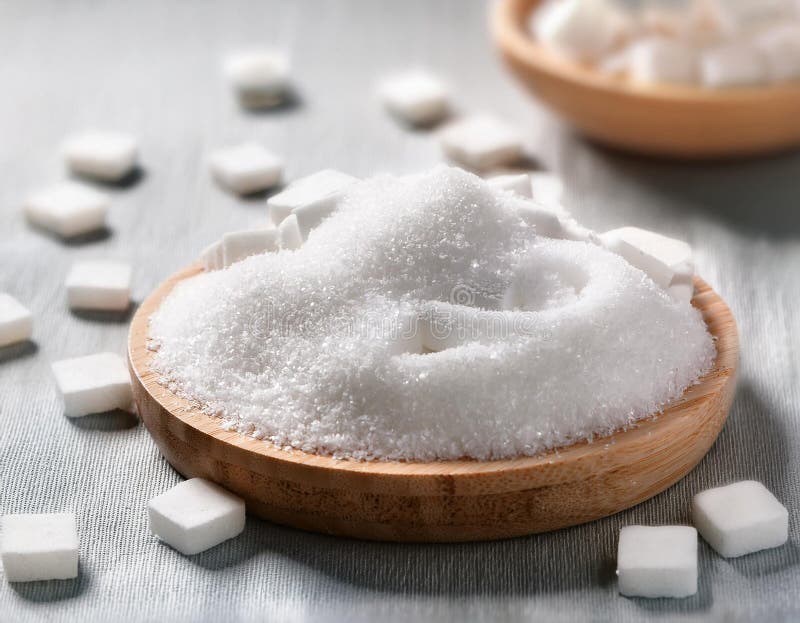 Letters Piled Up with White Sugar Stock Illustration - Illustration of ...