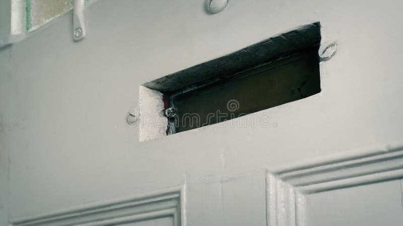 Letters Posted through Door Inside View Stock Footage - Video of late ...