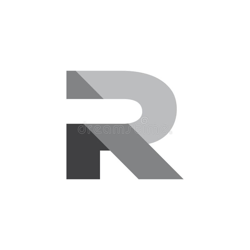 Letters Pr Simple Geometric Logo Vector Stock Vector - Illustration of ...