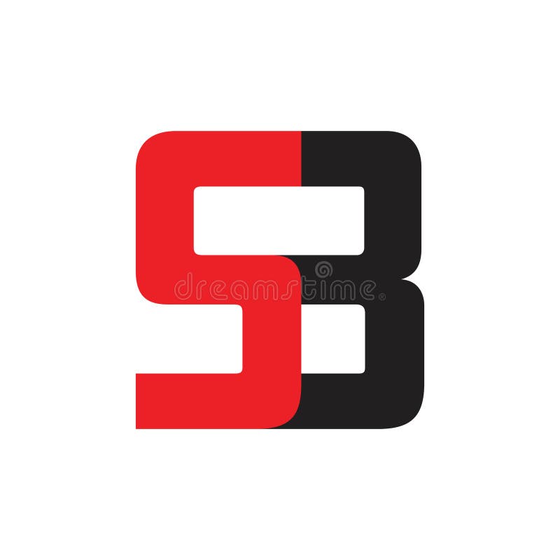 Letters Sb Number 58 Symbol Logo Vector Stock Vector - Illustration of ...