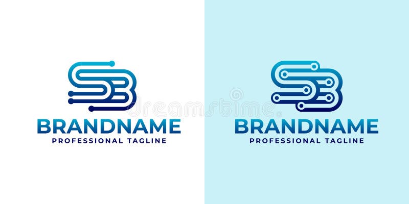 Letters SB Technology Logo, Great for Tech Hardware and Electronics ...