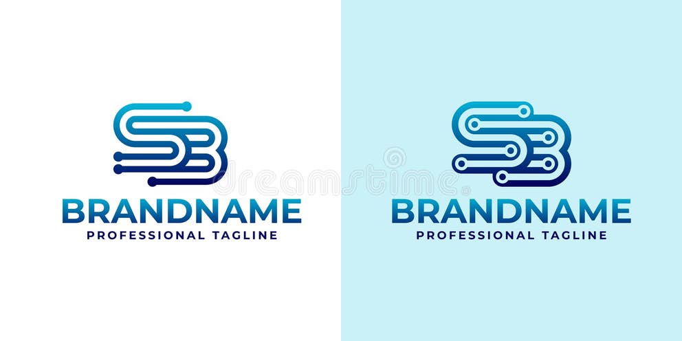 Letters SB Technology Logo, Great for Tech Hardware and Electronics ...