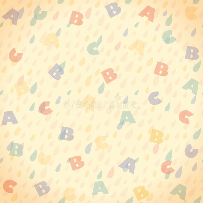 Letters. Seamless pattern. stock vector. Illustration of scrawl - 34614184