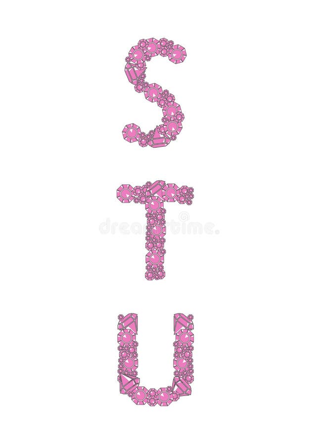 Letters set seven stock vector. Illustration of design - 238854534