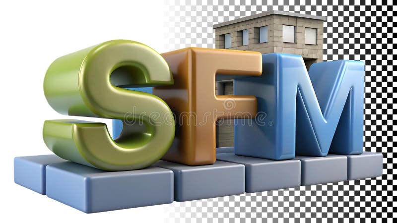 SFM Text Logo, Stylized Typography, and Modern Word Design Png ...