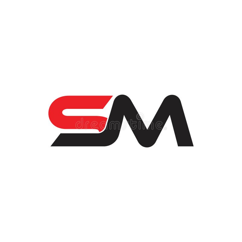 Letter Sm Simple Linked Overlapping Symbol Logo Vector Stock Vector ... Letter Sm Simple Linked Overlapping Symbol Logo Vector Stock Vector ...