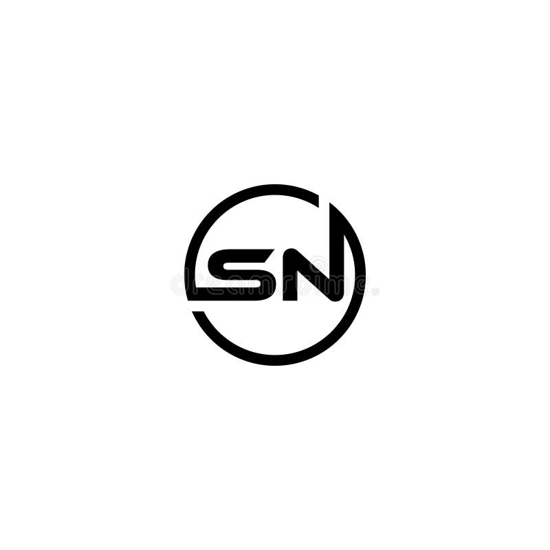 Sn Letters Logo Stock Illustrations – 709 Sn Letters Logo Stock ...