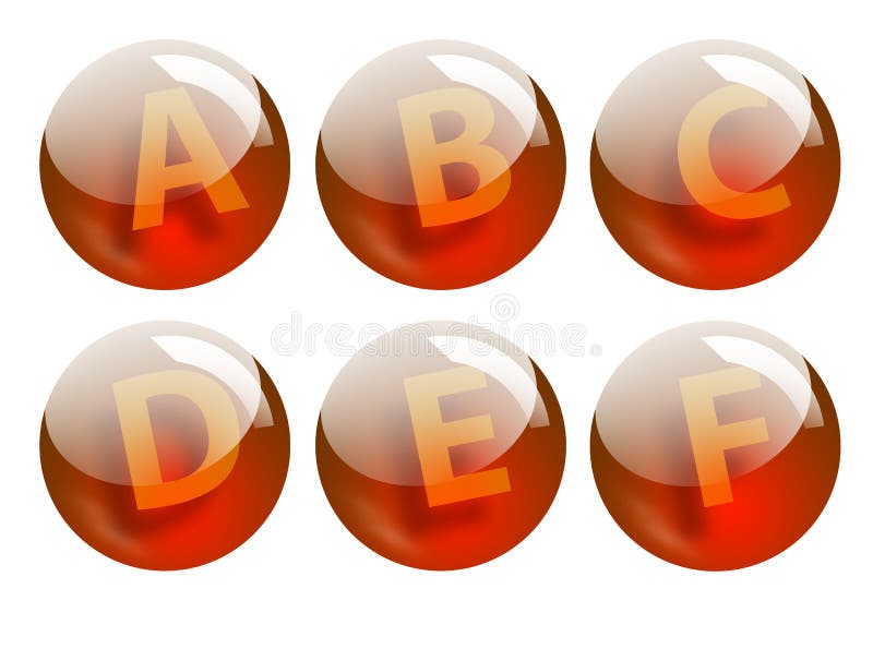 Letters spheres stock illustration. Illustration of sphere - 522057