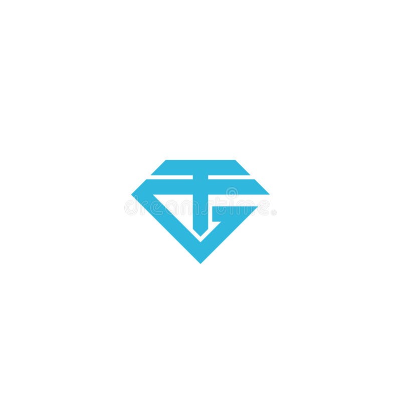 Letters TG or GT Diamond Minimal Simple Modern Logo Design Vector Stock ...
